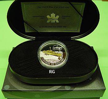 Kanada 20 $ 2003 - Transport-Serie: NCSM Bras d'or (FHE-400) - Proof