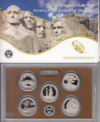 USA Quarter 2013 - America the Beautiful 4 - Polierte Platte