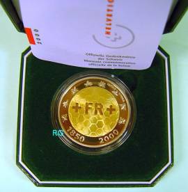 Schweiz 5 Franken - 150 Jahre Schweizer Franken - 2000 PP