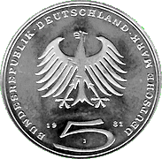 5 DM 1981 Lessing