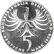 5 DM 1978 Balthasar Neumann